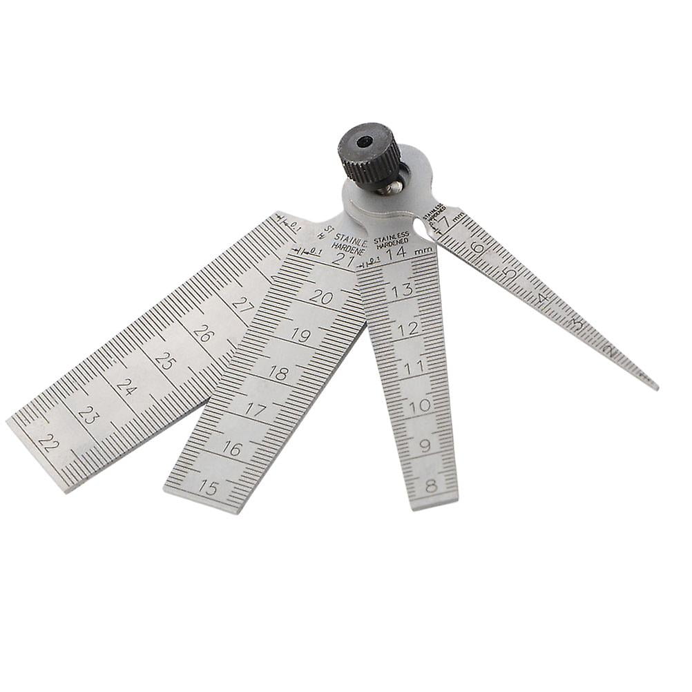 4 piezas de regla de calibre cónico de acero inoxidable, calibre cónico ...