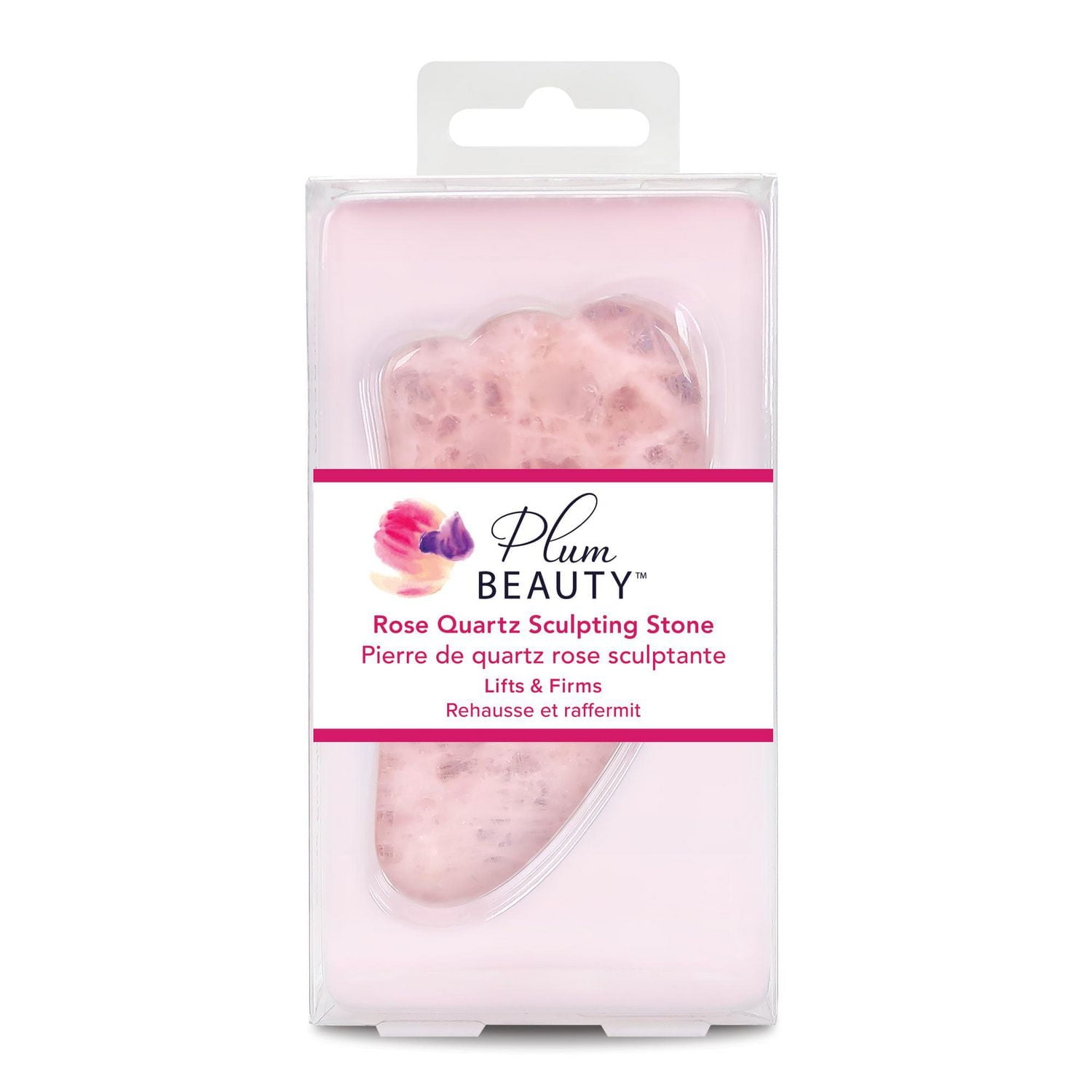 Click here for Plum Beauty Rose Quartz Gua Sha Stone 1pk prices