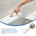 Squalise Toilet Button Rod Toilet Water Tank Push Button Single Flush ...