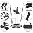 BuySphere Spider Web Swing Set 40" Waterproof Round Outdoor Nest ...