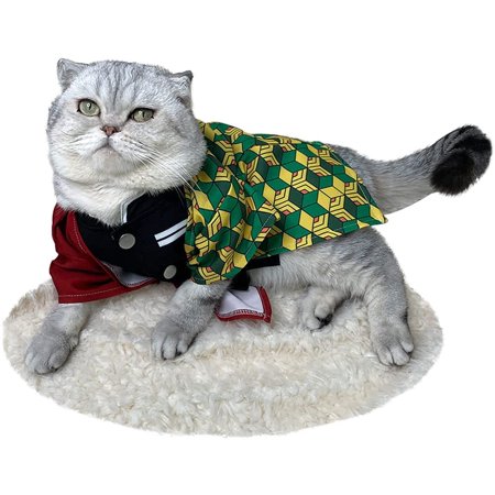 Halloween Pet Costumes Anime Demon Slayer Pet Clothes kimetsu no Yaiba ...