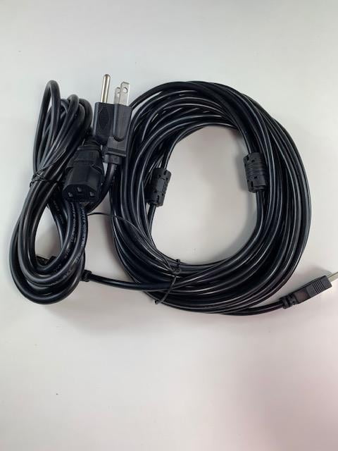 [UL Listed] OMNIHIL 5FT AC Power Cord+30FT USB-B Cable Compatible with ...