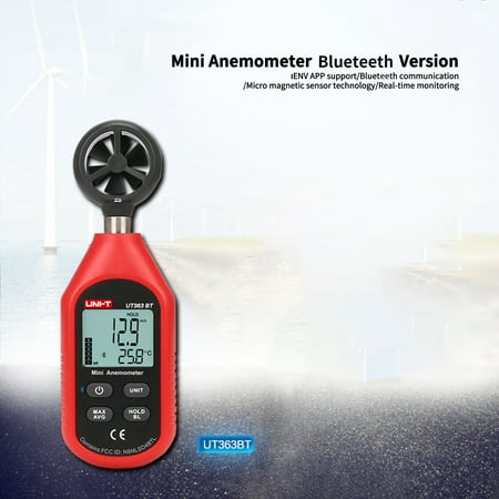 UT363BT Mini Anemometer 0~30m/s 0~12 Levels Accurate Fan Manufacturing ...