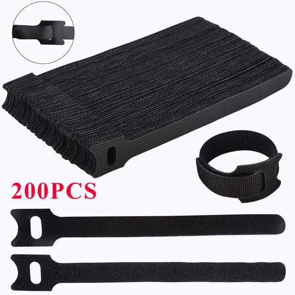 VELCRO Brand Portable Cord Organizer Ties | Wire Management Wraps | 3 ...