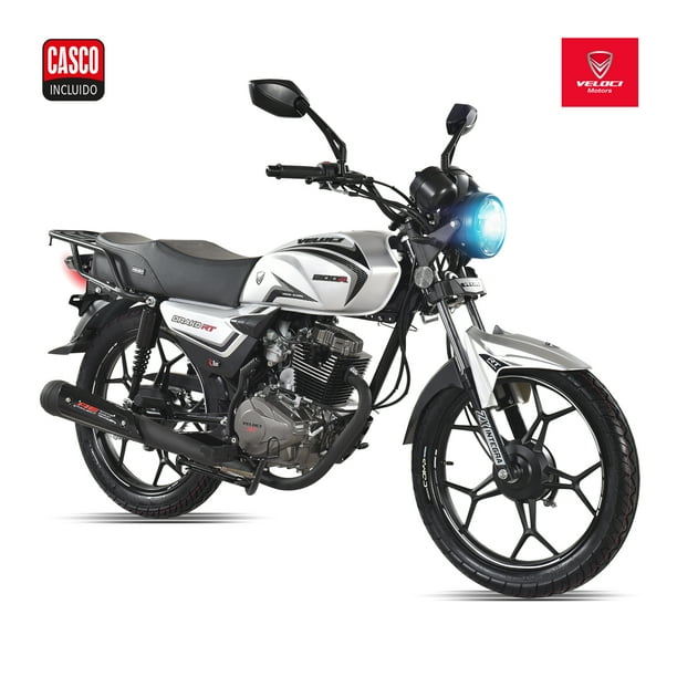 Motocicleta Veloci Drako RT 200cc 2024 Plata | Bodega Aurrera en línea