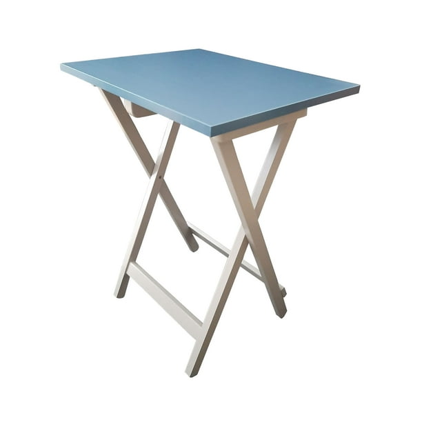 Mesa Plegable Rectangular Azul Gris Hogare Mesa Plegable Rectangular | Bodega Aurrera en línea