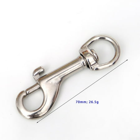 Scuba Diving Stainless Steel Hook Dual End Bolt Quick Carabiner Swivel ...