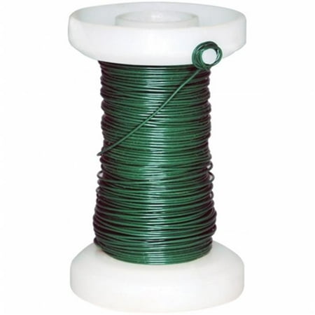 Multicraft Imports FL030 Green Floral Spool Wire 26g 65 ft.-Pkg ...