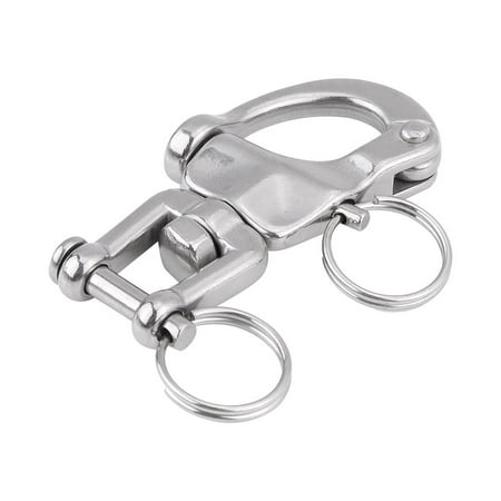 316 Stainless Steel Quick Release Snap Shackle Hardware 70mm with Round ...