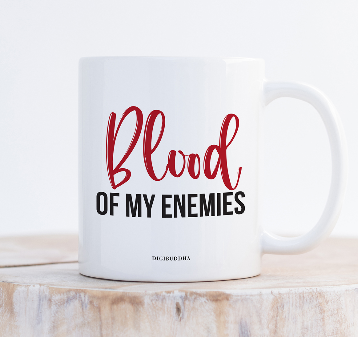 Crush Your Enemies Iconic Action Hero 11 oz Black Coffee Mug Kitchen ...