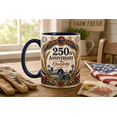 Custom Name 4th of July Farmer Mug, Personalized Patriotic 250th ...