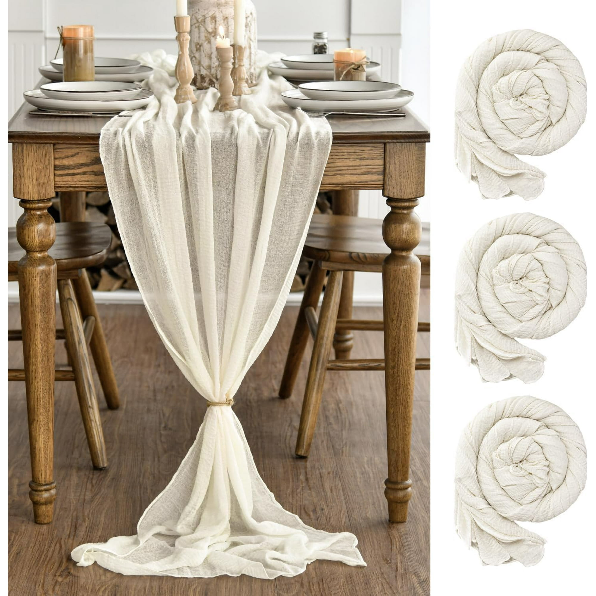 Click here for Unbranded Cheesecloth Gauze Forest Green Wedding T... prices