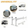 Kojem 4'-8.5' Adjustable Trailer Ladder Roof Rack for Enclosed and Open ...