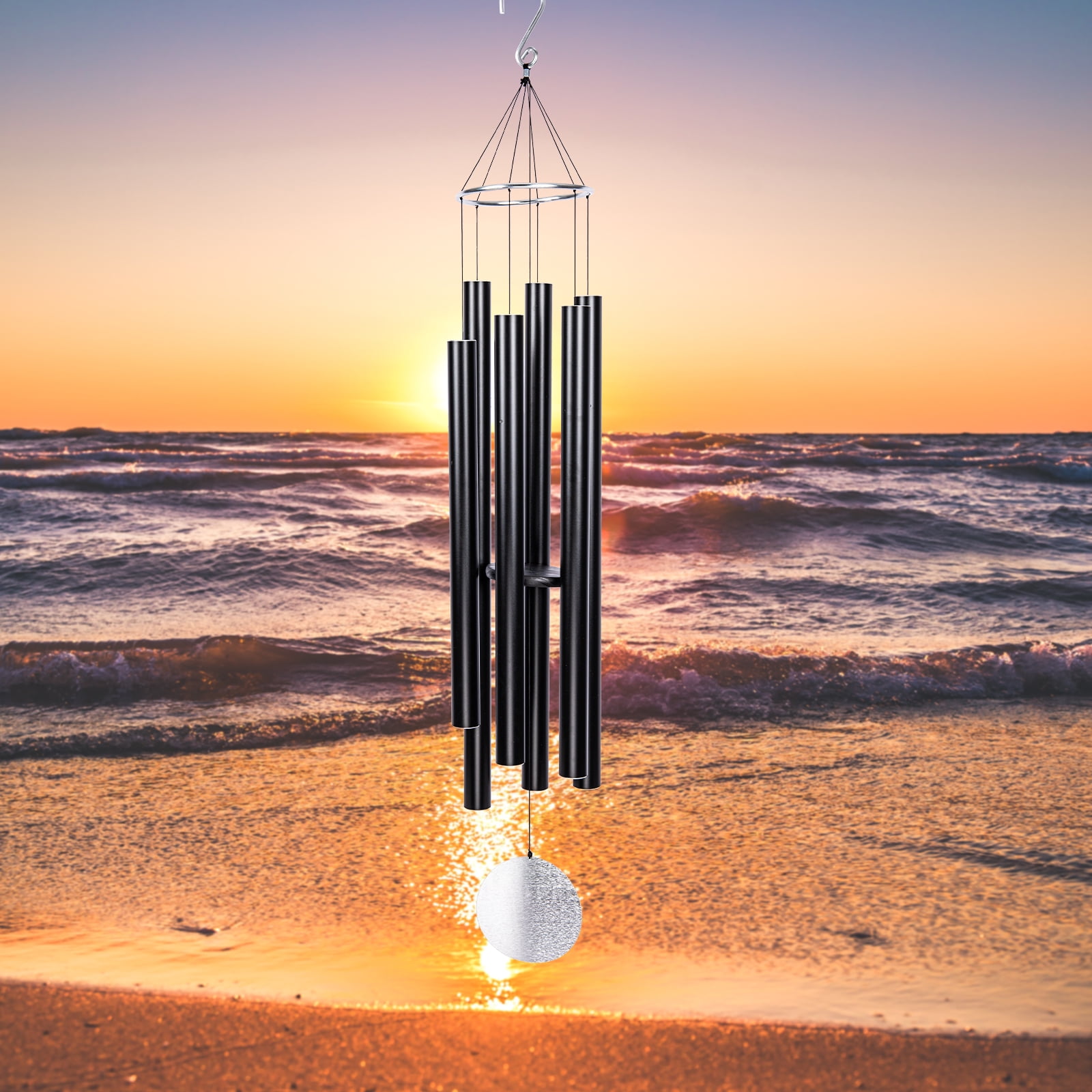 Large Wind Chimes Outside Deep Tone, 66" Memorial Large Wind Chimes ...