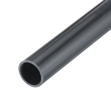 Clear Rigid Tube Round Plastic Tubing with Red Rubber Cap, 305mm/ 12 ...
