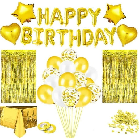 Birthday Decoration Set, Happy Birthday Wreath Confetti Balloon ...