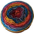 Caron Big Cakes Self-Striping Acrylic Yarn, Toffee Brickle, 603 yd, 10. ...