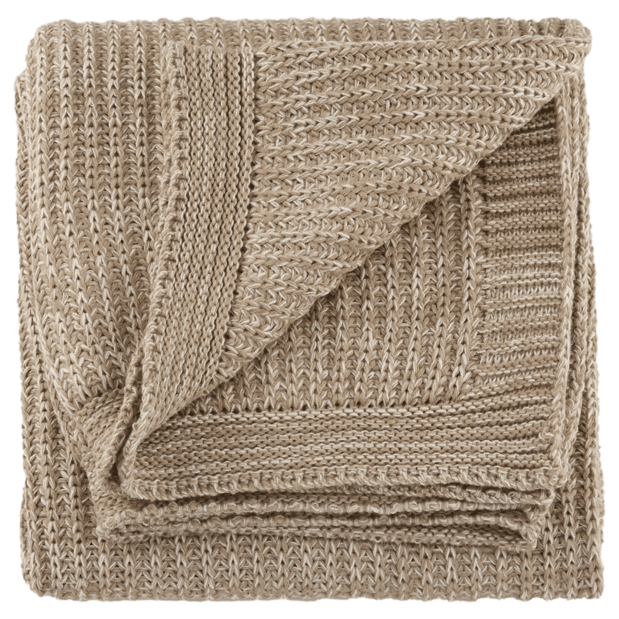 Click here for Bouclair Taupe Ribba Throw 50x60 In (127x152 Cm) 5... prices
