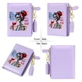 Casual Women Card Holder Wallet Flower Pattern Zipper Wallet Soft PU ...