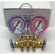Yellow Jacket 42021 Series 41 Manifold, with 3-1/8' Gauges - Walmart.com
