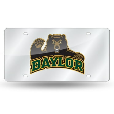 Baylor Bears Chrome Metal Laser Cut License Plate Frame - Walmart.com