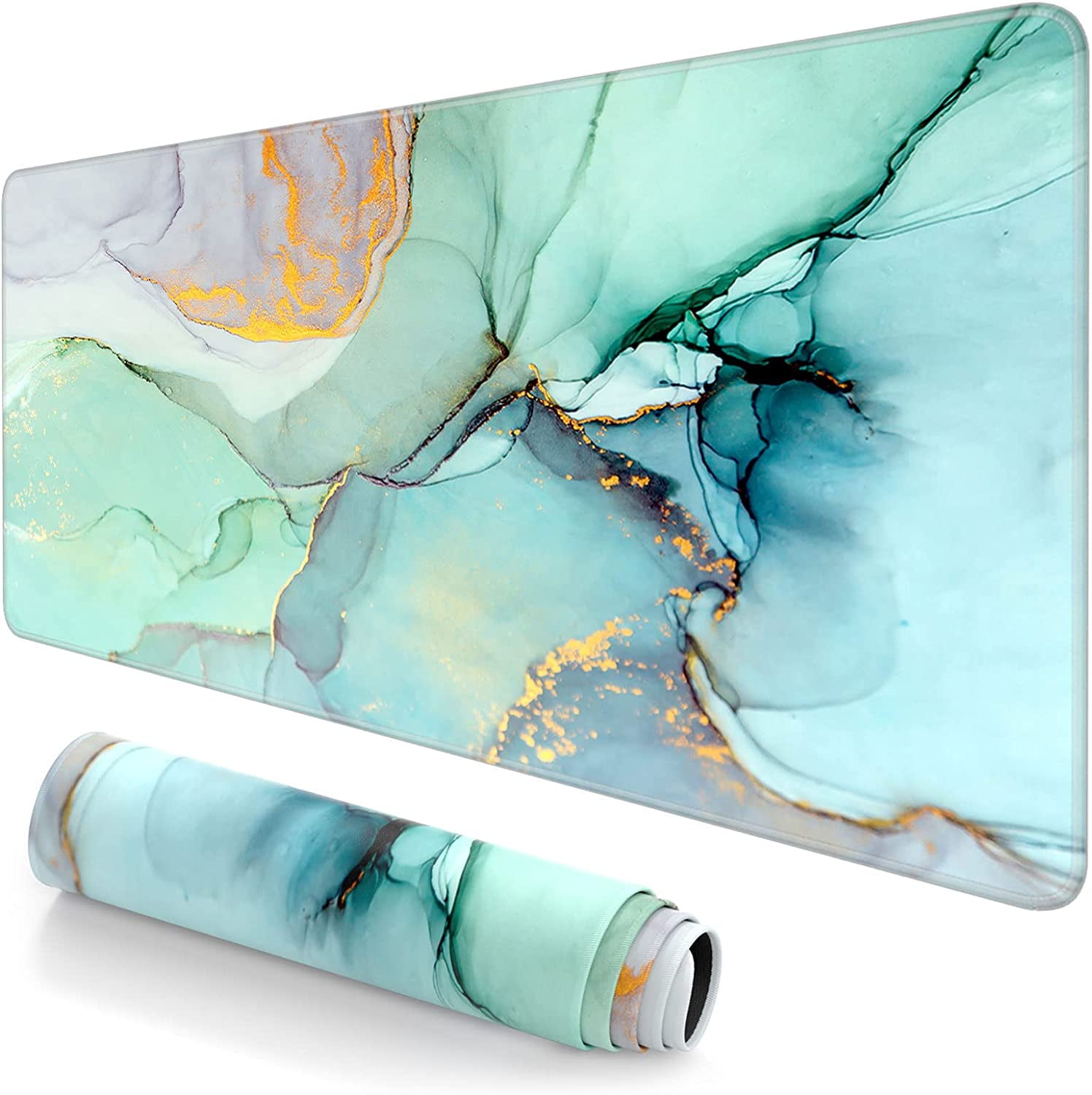 Extended Large Mouse Pad, XXL Gaming Desk Pad 31.5 x 15.7 Inch, Big ...