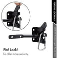 Self Locking Heavy Duty Gate Latch Automatic Gravity Lever for Wooden ...