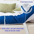 5 Inch Full Size Mattress Topper for Back Pain Relief, Filled with ...