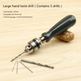 Hand Drill With Keyless Chuck Rotary Tools Drilling Twist 1.5 2.0 5.0mm ...