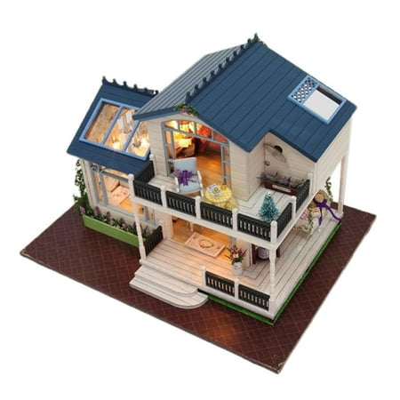 1/24 DIY Miniature Villa Dollhouse Kits With Furniture Model, For Ages ...