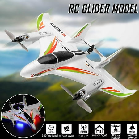 Xk X450 Rc Airplane 2.4ghz 6ch Rc Vertical Takeoff Glider Fixed Wing ...