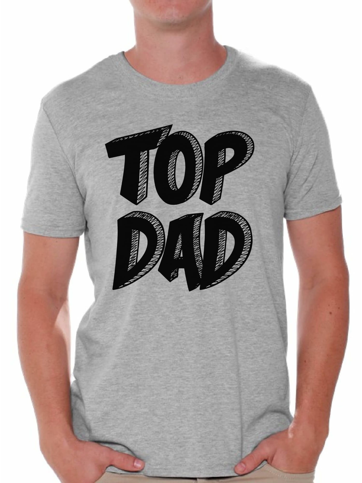 Awkward Styles Men's Top Dad Graphic T-shirt Tops Best Dad Ever Father ...