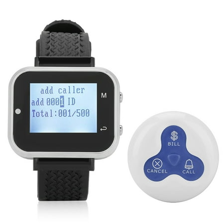 Nurse Receiver Pager,CTW06+CTT23 Wireless Mobile Watch Receiver Pager ...