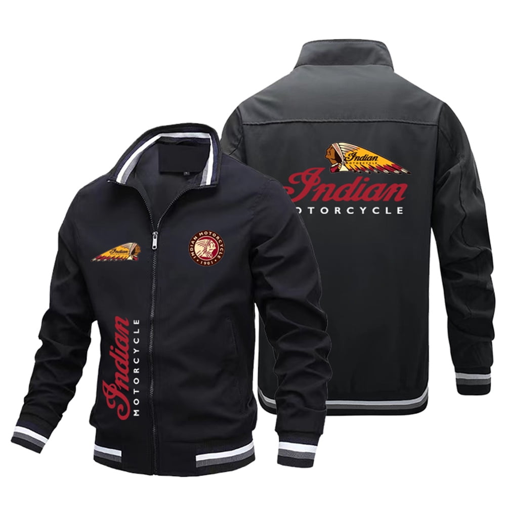 Click here for Tuqfbfoo Fine Printed Indian Baseball Jacket  Moto... prices