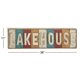 DecMode Coastal Wood Decorative Wall Décor Sign with Lakehouse Text in ...