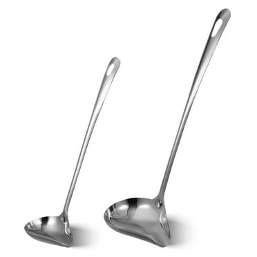 Hvanam Kitchen Soup Ladle 304 Stainless Steel Punch Metal Luminous ...