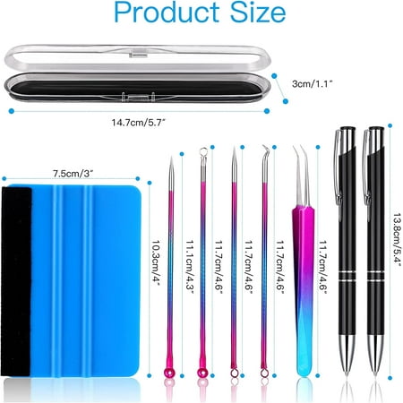 8 Pieces Pin Pen Weeding Tool for Easy Weeding Vinyl, MWOOT Craft Vinyl ...