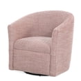 Red Swivel Barrel Chair | Comfortable Relaxation with Wrap-Around ...