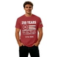 250 Anniversary USA Polo Shirt, 250 Years Birthday Patriotic Tops Short ...