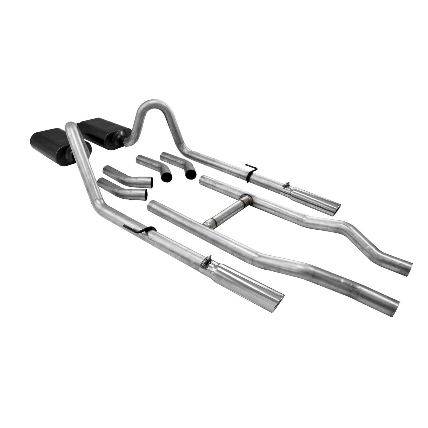 Flowmaster 817174 Header-back System 409S - Dual Rear Exit - American ...