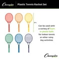 Champion Sports 21-Inch Plastic Tennis Racquet Set Assorted Colors ...