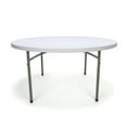 Essentials by OFM ESS-5060R 60" Round Folding Utility Table, White ...