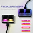 2-Key Mini Keyboard Copy & Paste Programmable Custom OSU Gaming ...