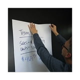 Universal Self-Stick Easel Pad, Unruled, 25 x 30, Sticky Flip Chart Paper, Large, White, 30 ...