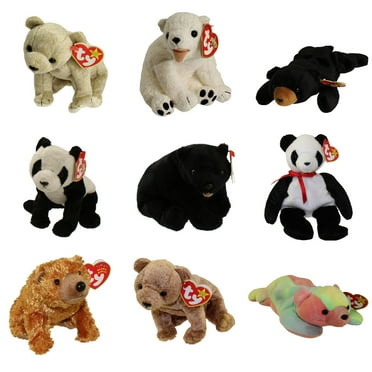 TY Beanie Babies - WILD ANIMALS #1 (Set of 12)(Bucky, Daisy, Happy, Mel ...
