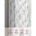 Botanical Delicate Branches Sheer Curtains for Living Room Bedroom Boho ...