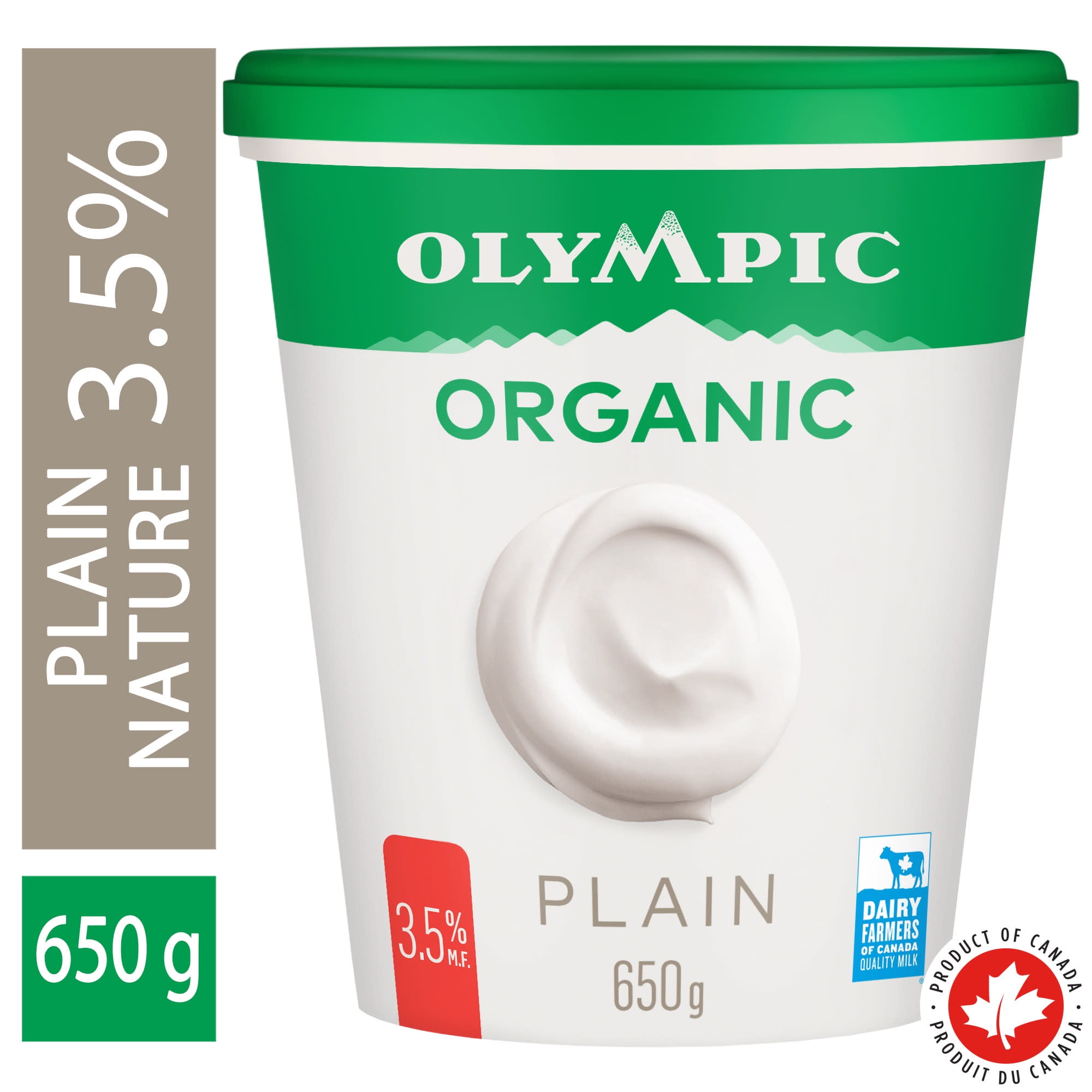 Click here for Olympic Organic Plain Yogurt 3.5 650g prices