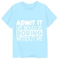 Childrens Tees Fashion Letter Round Neck Short Sleeved Kids formal ...
