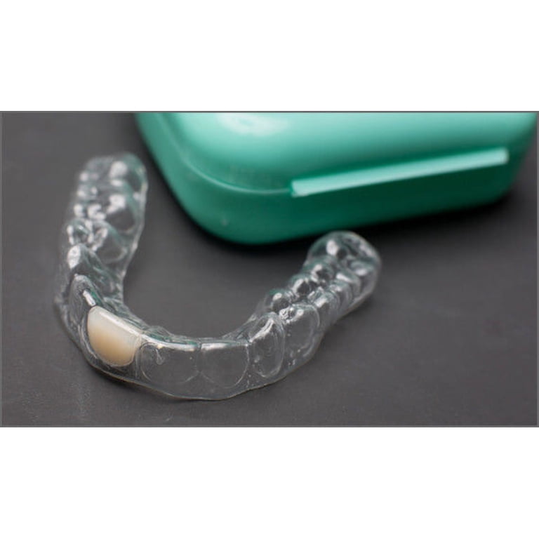 Clear Retainer With False Teeth