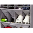 2PCS Door Shoe Rack with Deep Pockets for 12 Pairs of Shoe Organizer ...
